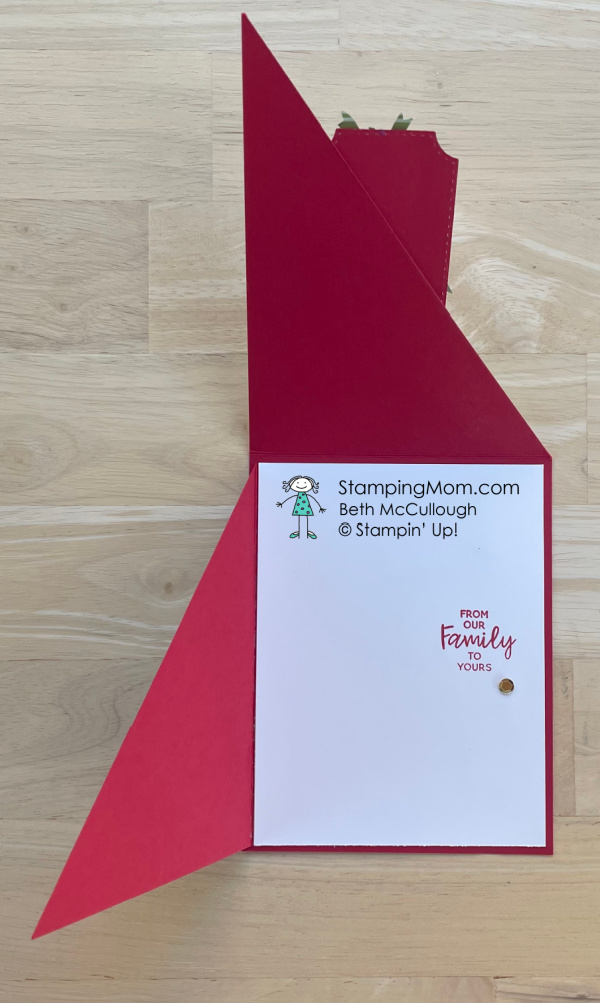 Corner Fold Christmas Card – Stamping Mom
